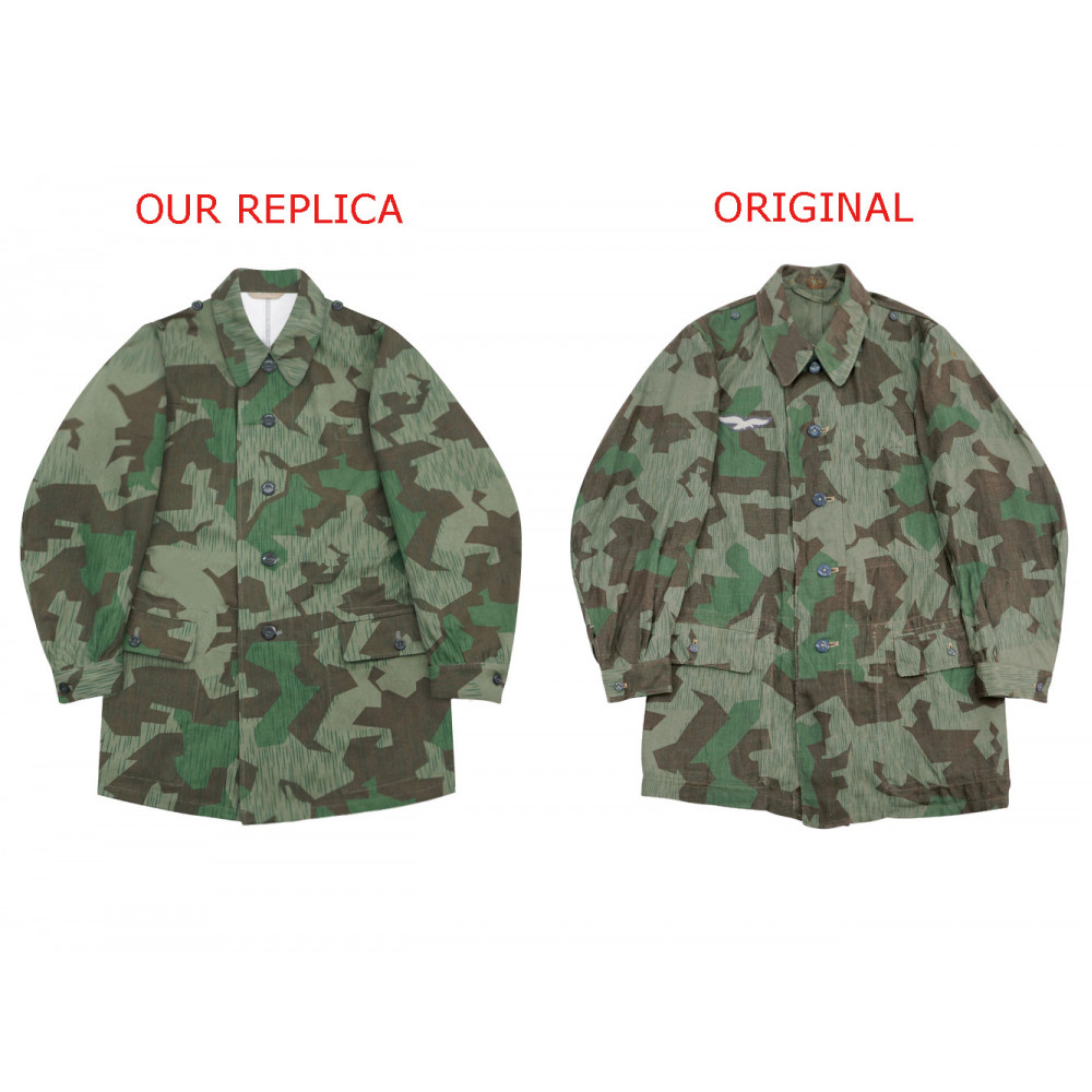 WWII German Luftwaffe Field Division Splinter B camo smockLuftwaffe ...