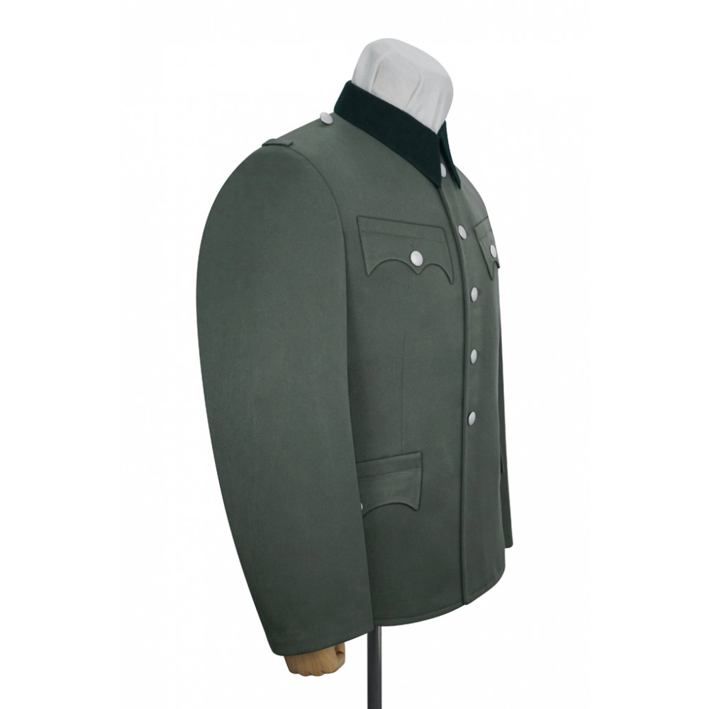 WWI German Austrian Officer Field Grey Gabardine Service Tunic Jacket I ...