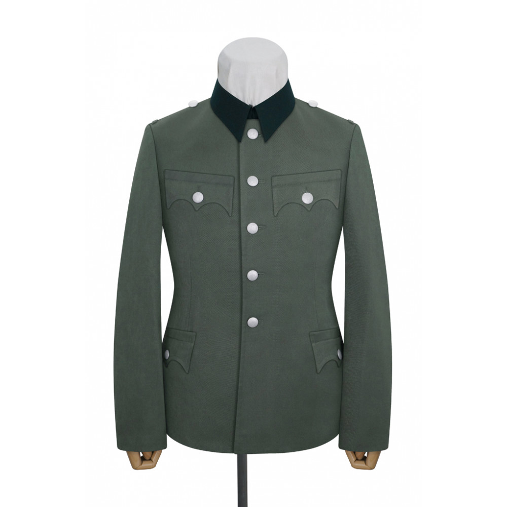 WWI German Austrian Officer Field Grey Gabardine Service Tunic Jacket I ...