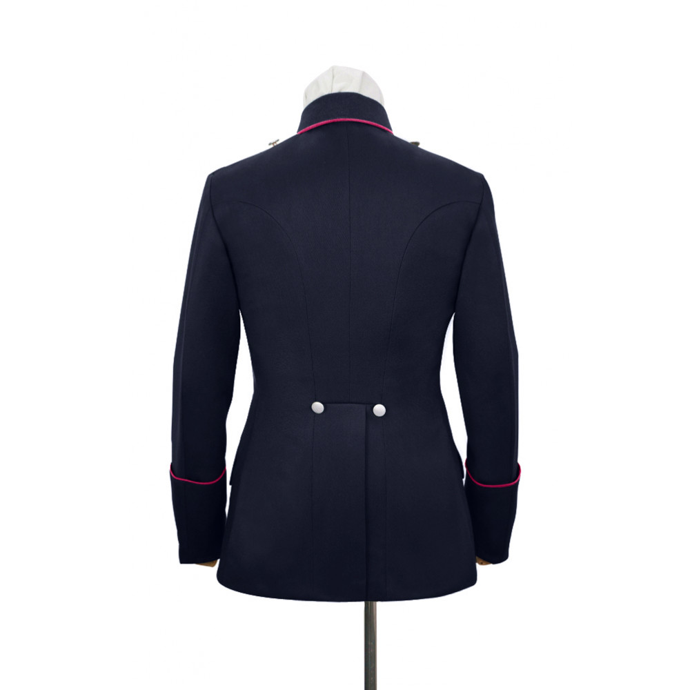 WWII German Fire Police Navy Blue Gabardine Service Waffenrock Tunic ...