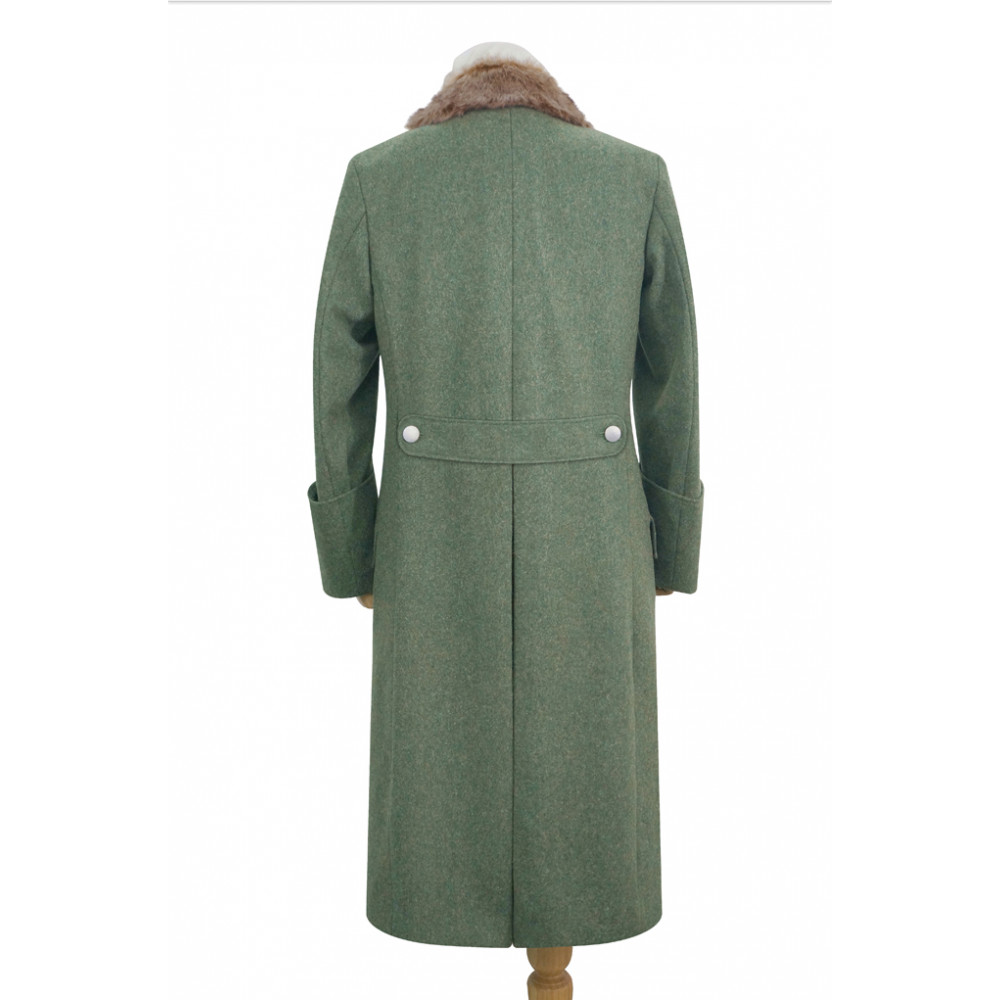 WWII German M37 Allgemeine SS Officer Fur Collar Wool GreatcoatWool SS ...