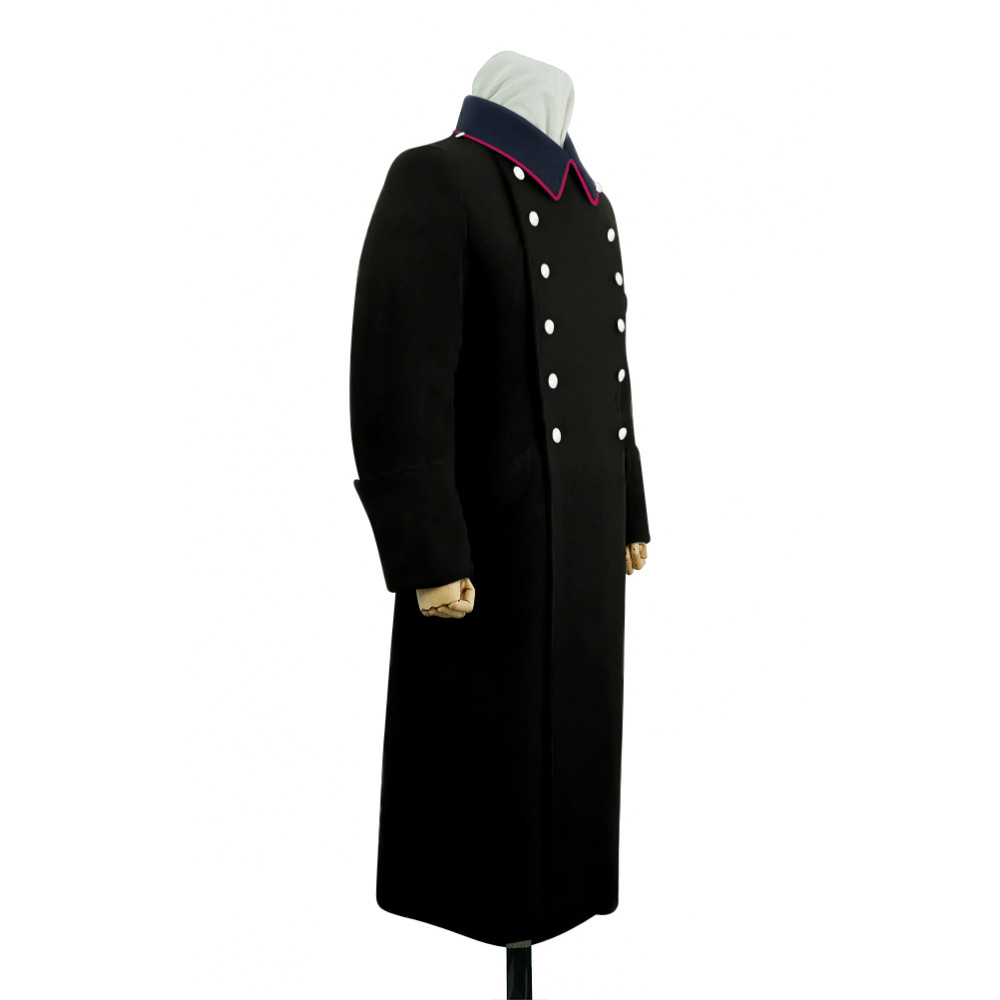 WWII German Fire Police Black Wool GreatcoatWool Police Greatcoats ...