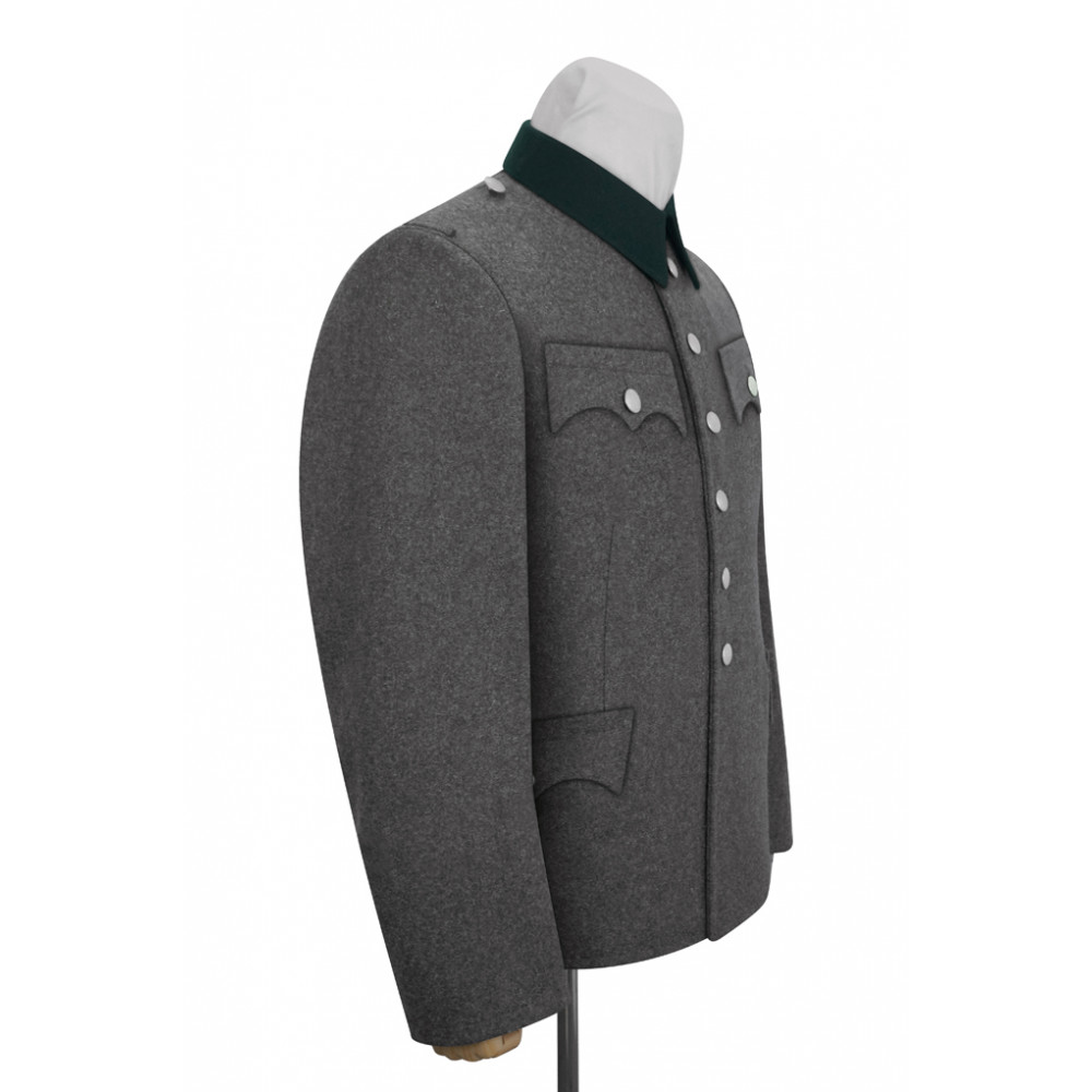 WWII German Austrian Officer Grey Wool Service Tunic Jacket I 6 ...
