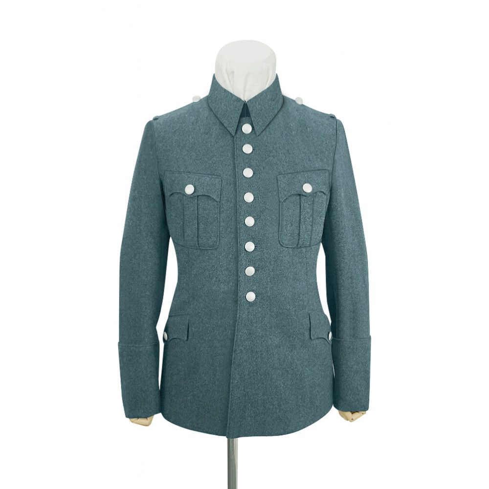WWII German Police M27 General Officer Wool Service Waffenrock ...