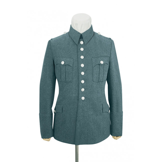 WWII German Police M36 EM Field Wool Tunic FeldbluseWool Police Tunics ...