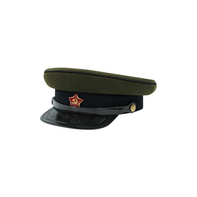 WWII Russian Soviet Red Army Chemical Wool M35 Visor CapRussia ...