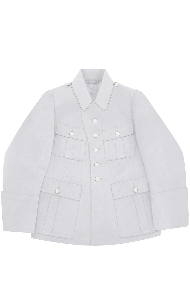 WWII German Luftwaffe M39 General Officer White Gabardine Jacket dress ...